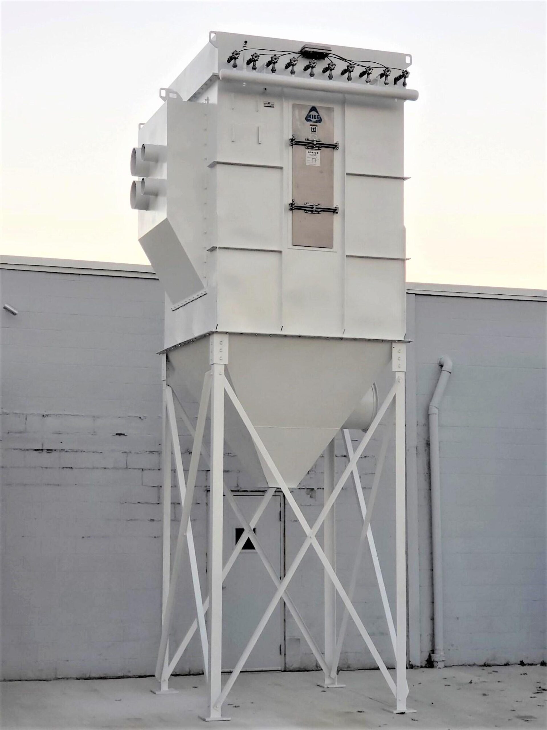 8,000 cfm Kice #VS-100-8 Baghouse Dust Collector - AM Industrial