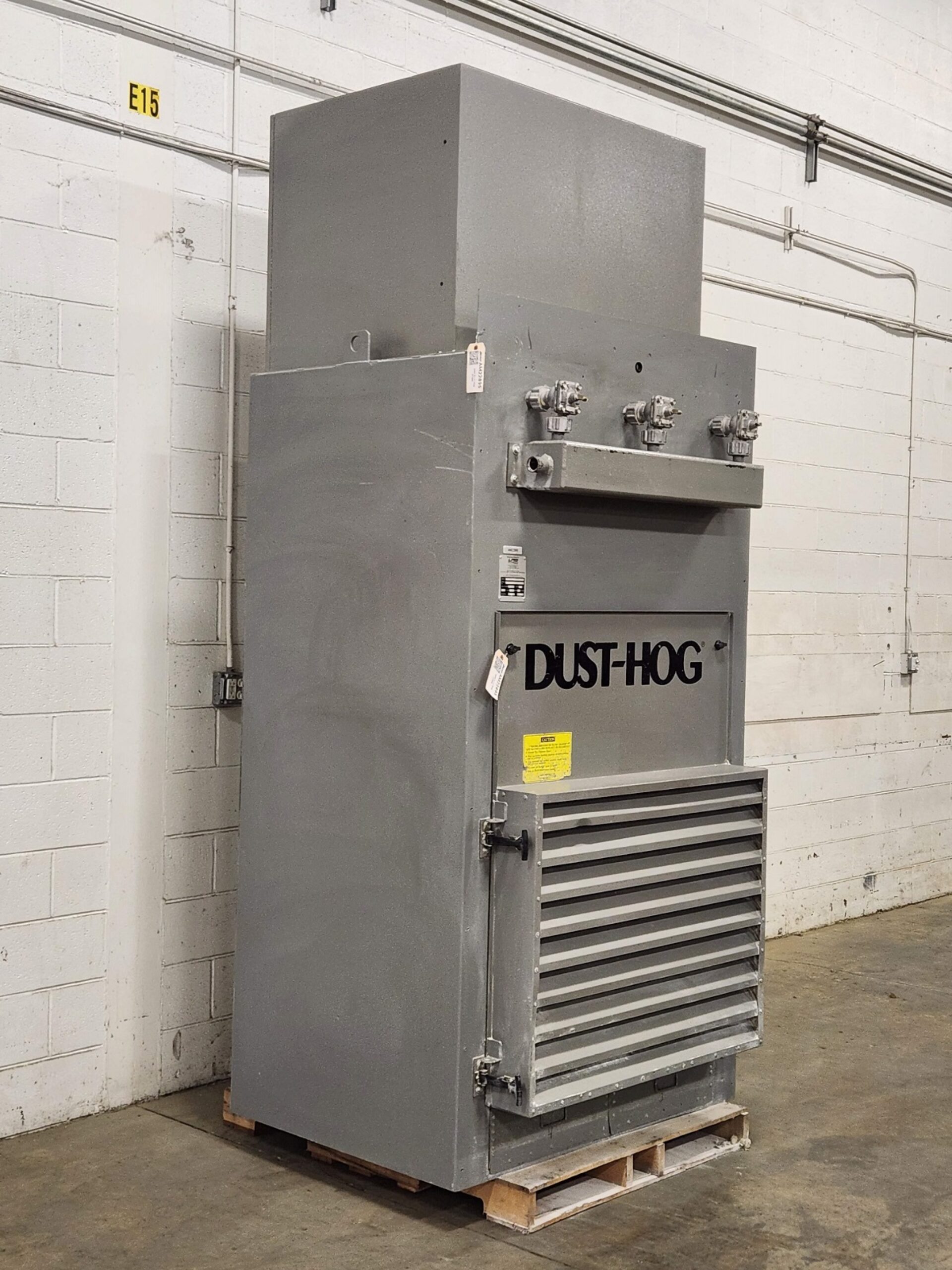 4,500 cfm UAS Dust-Hog FFBW Booth & Backdraft Dust Collector - AM ...